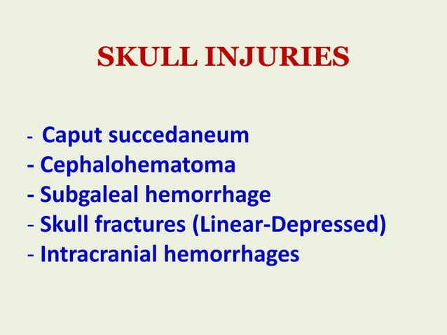 Birth injuries | PPTX | Pregnancy | Reproductive Health