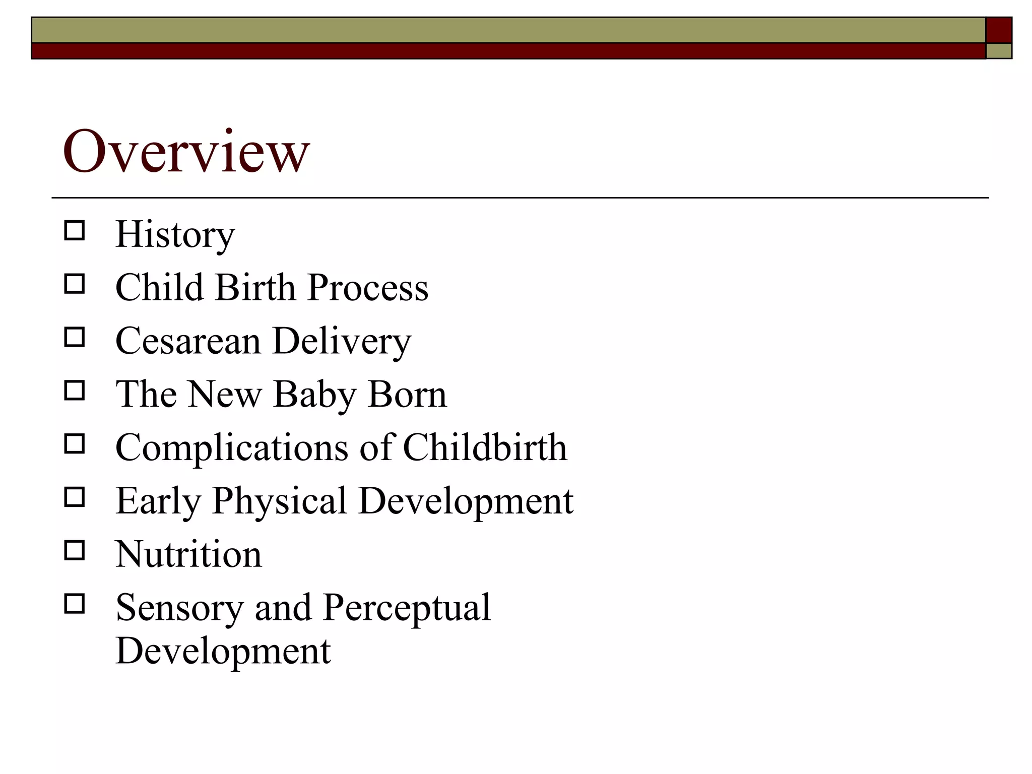 Birth and physical development during the first 3 years | PPT