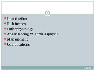 Birth asphyxia, with Tanzania perspective | PPT