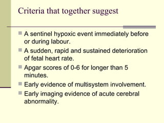 Birth asphyxia | PPT