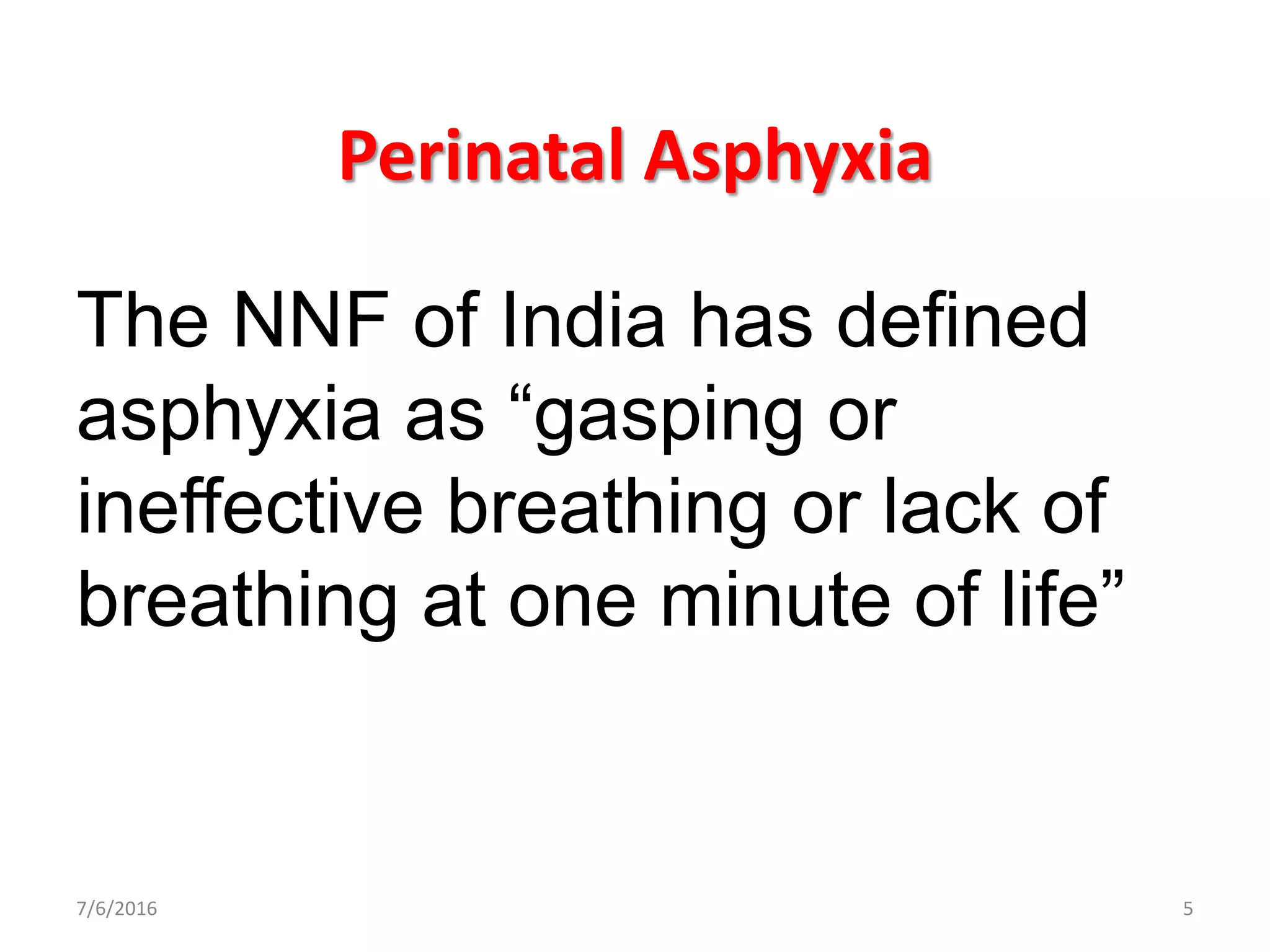 Birth asphyxia | PPTX