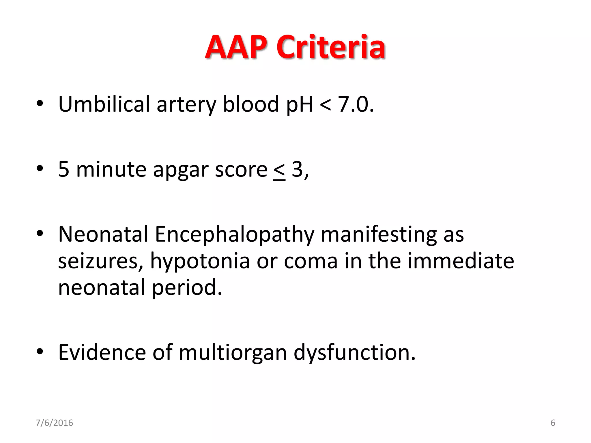 Birth asphyxia | PPTX