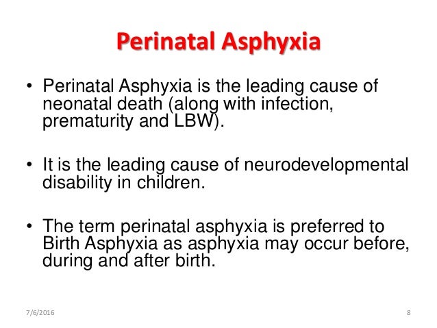 Birth asphyxia