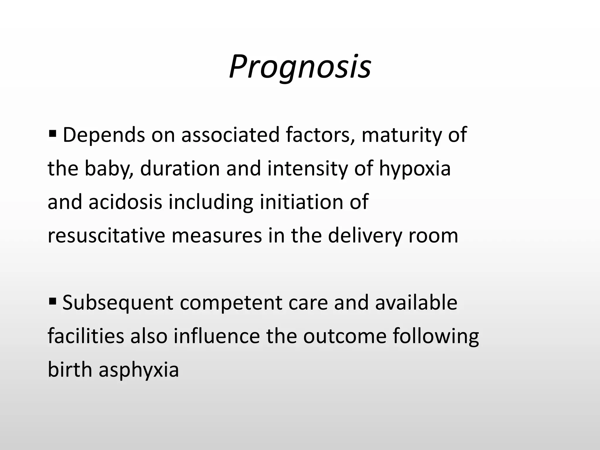 Birth asphyxia | PPT | Free download