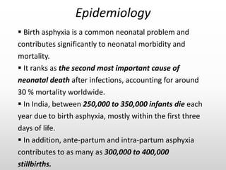 Birth asphyxia | PPTX