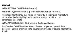 BIRTH ASPHYXIA in pediatrics general overview | PPTX