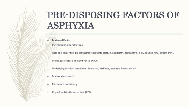 BIRTH ASPHYXIA. . | PPTX