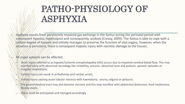 BIRTH ASPHYXIA. . | PPTX