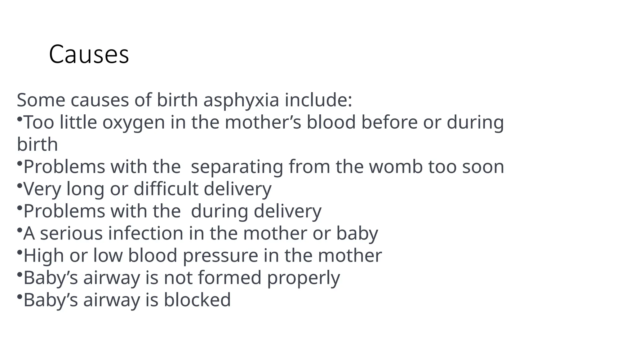 birth asphyxia,causes and management pptx | PPTX