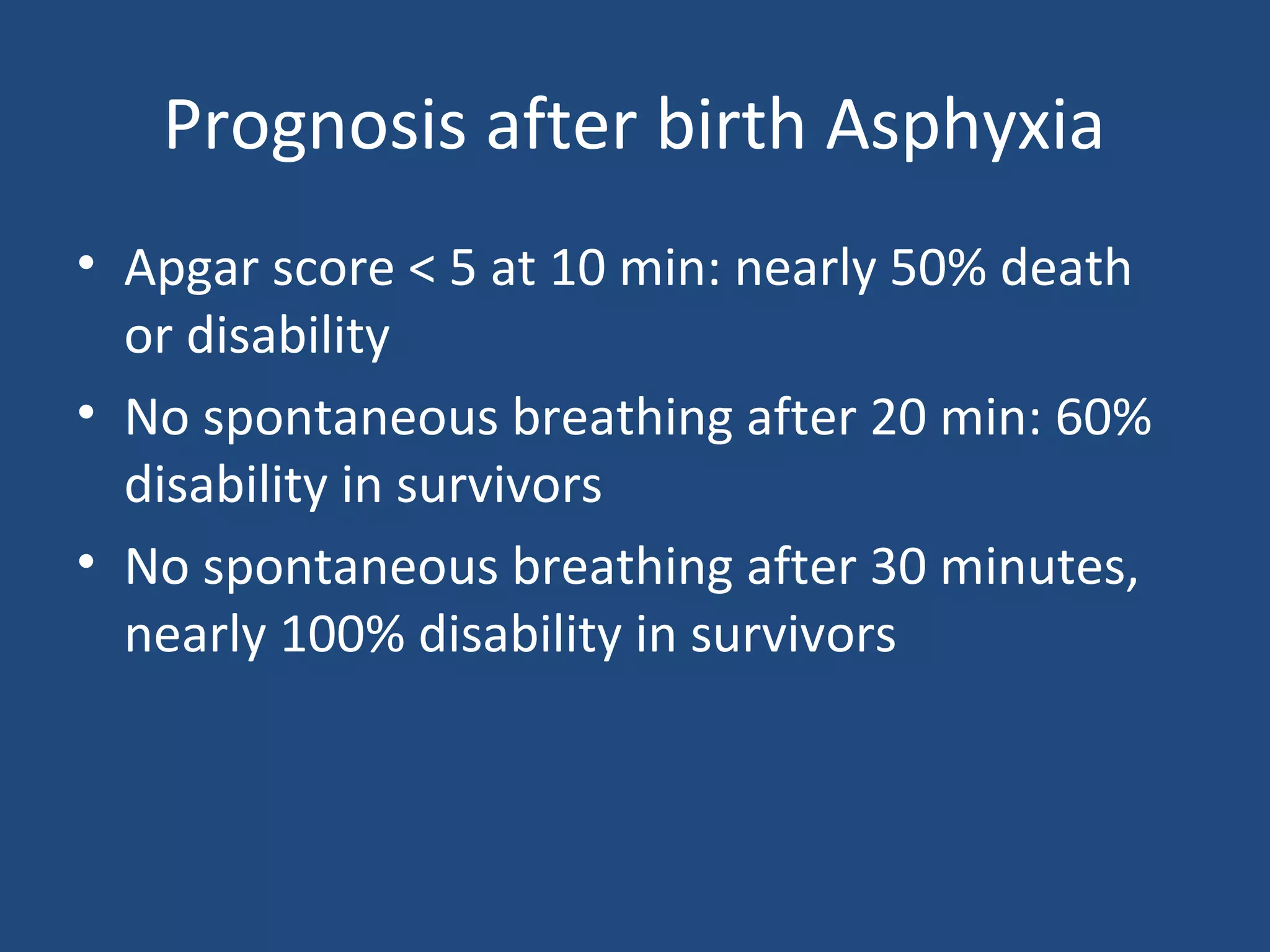 Birth asphyxia and resuscitation | PPT