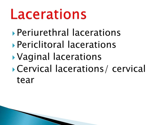 Birth_Canal_Injuries_final_lecture.pptx | Pregnancy | Reproductive Health