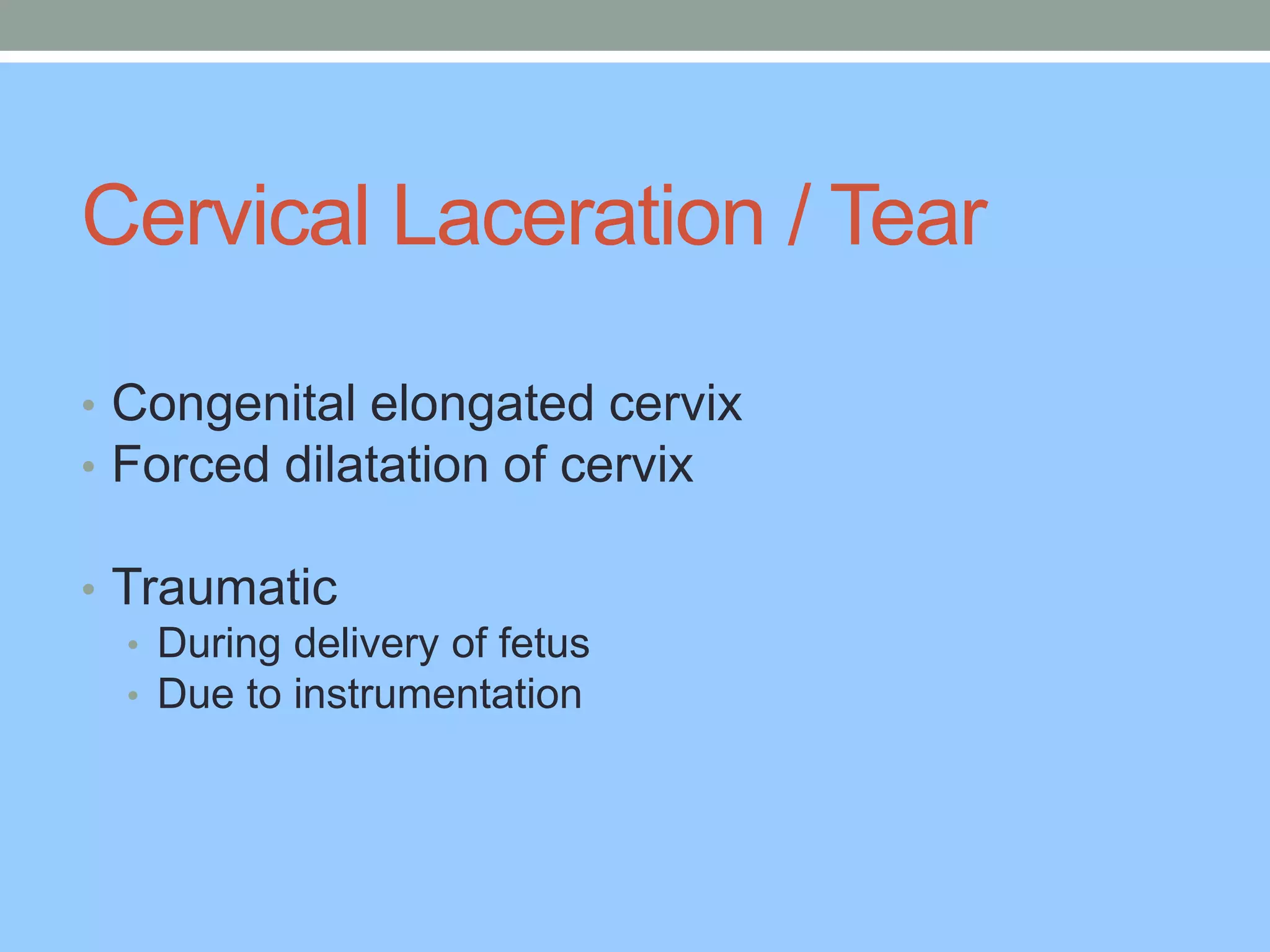 Birth canal injury | PPTX