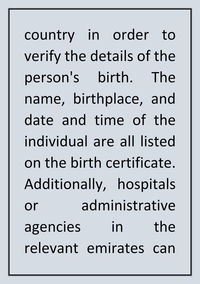 Birth Certificate attestation.pdf | Birth | Personal Celebrations ...