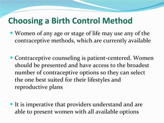 Birth control | PPT
