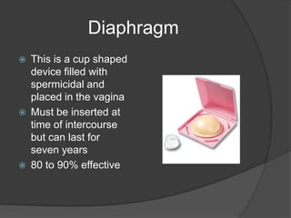 Birth control informative speech powerpoint | PPTX