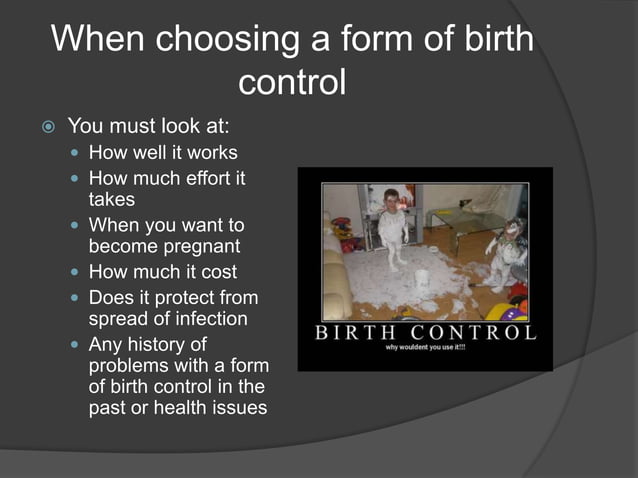 Birth control informative speech powerpoint | PPTX