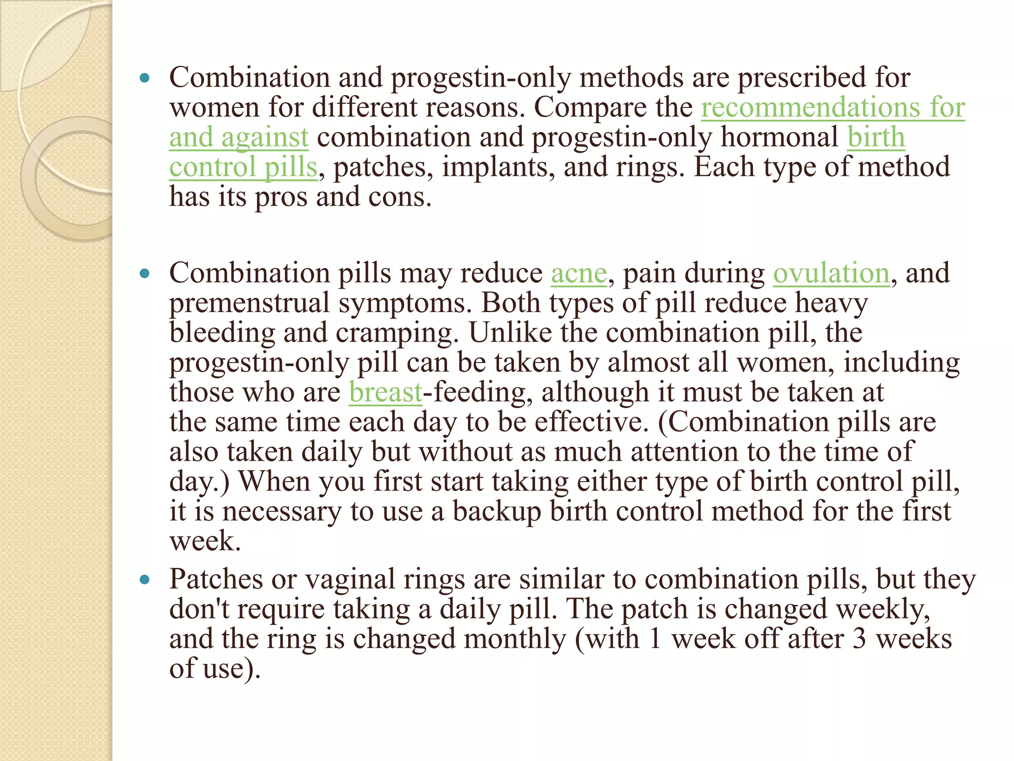 Birth control methods | PPTX
