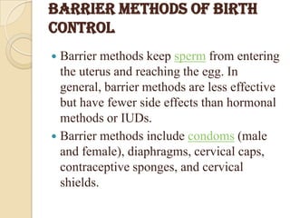 Birth control methods | PDF