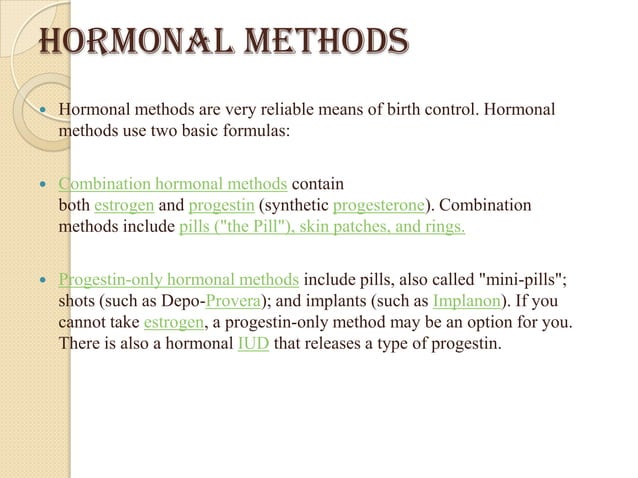 Birth control methods | PDF