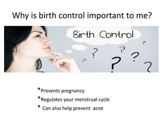 Birth control methods | PPTX