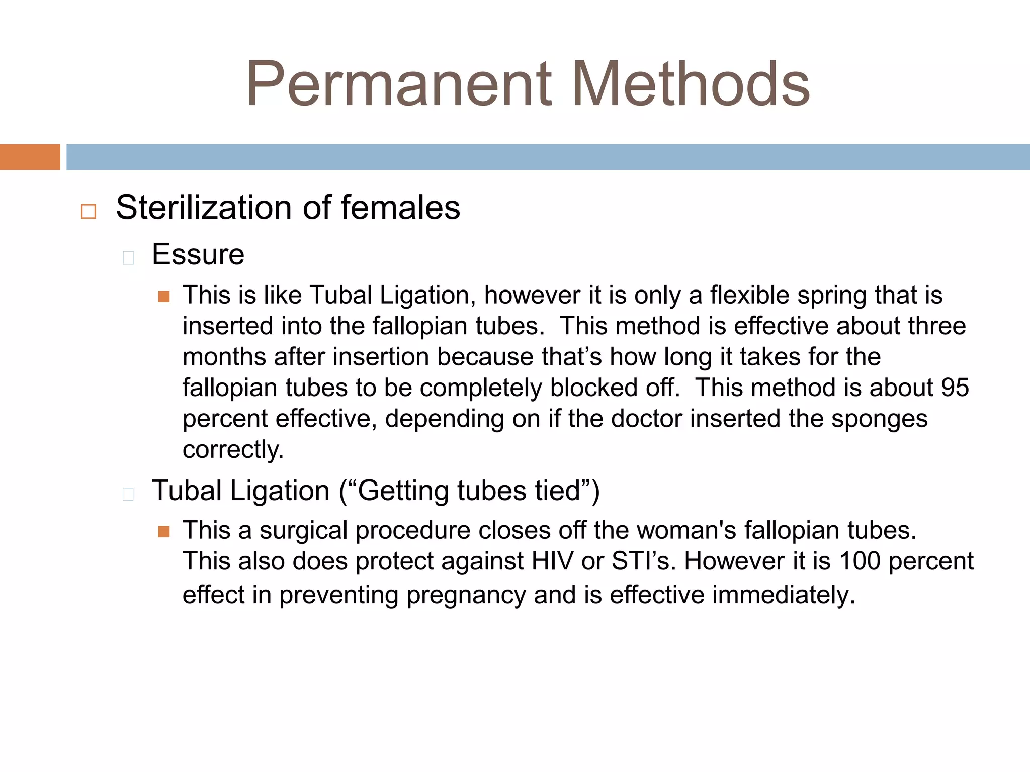 Birth control power point | PPTX
