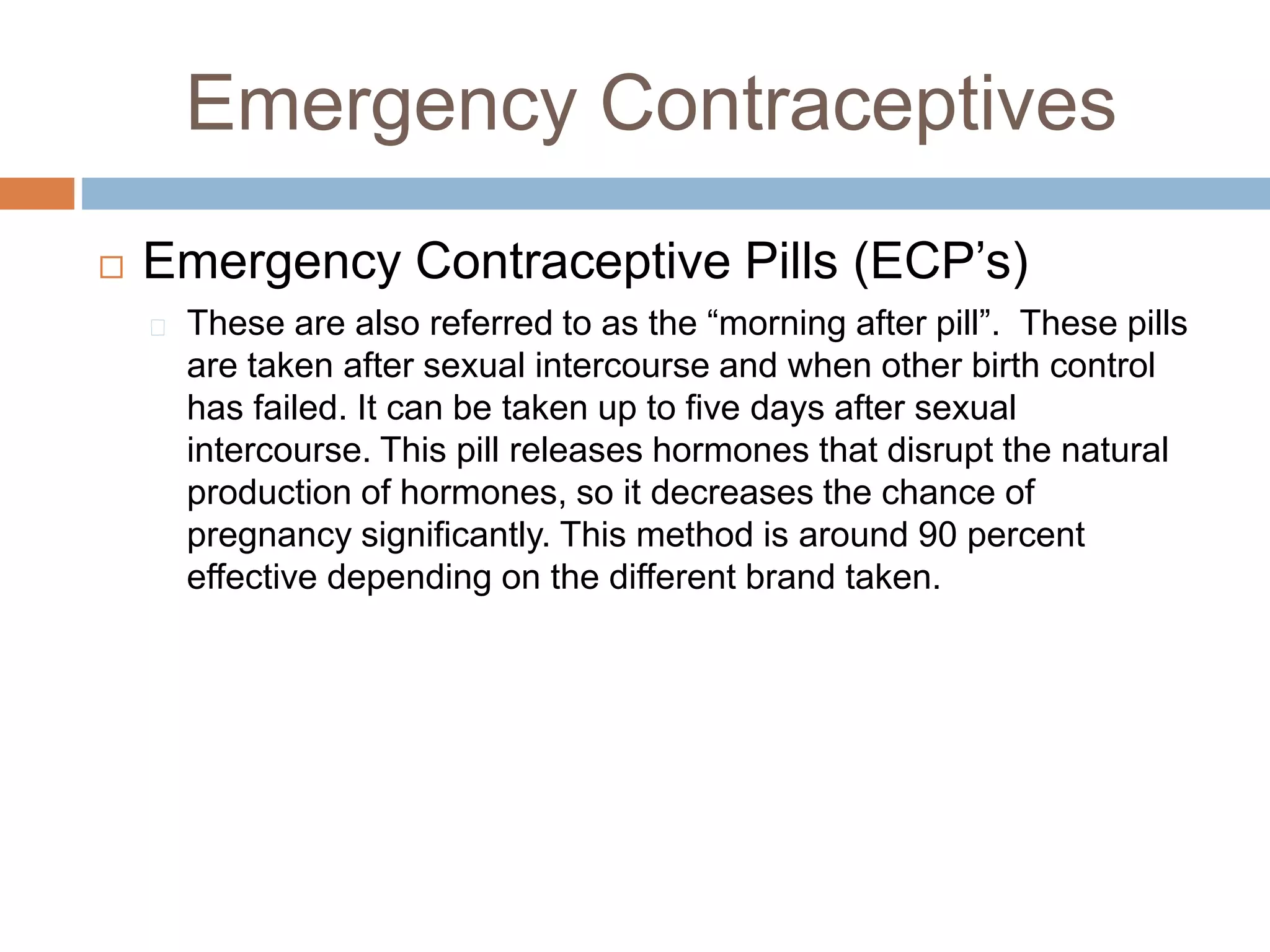 Birth control power point | PPTX
