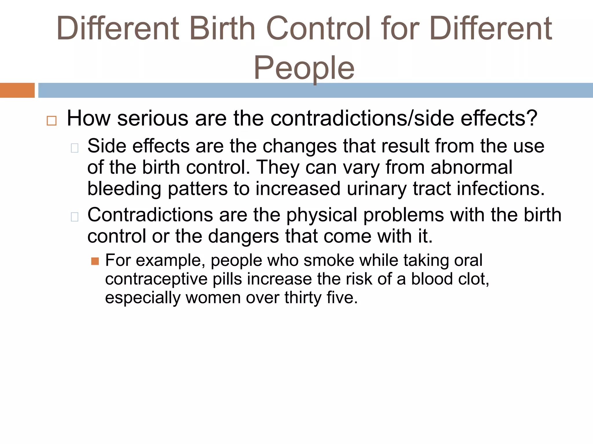 Birth control power point | PPTX