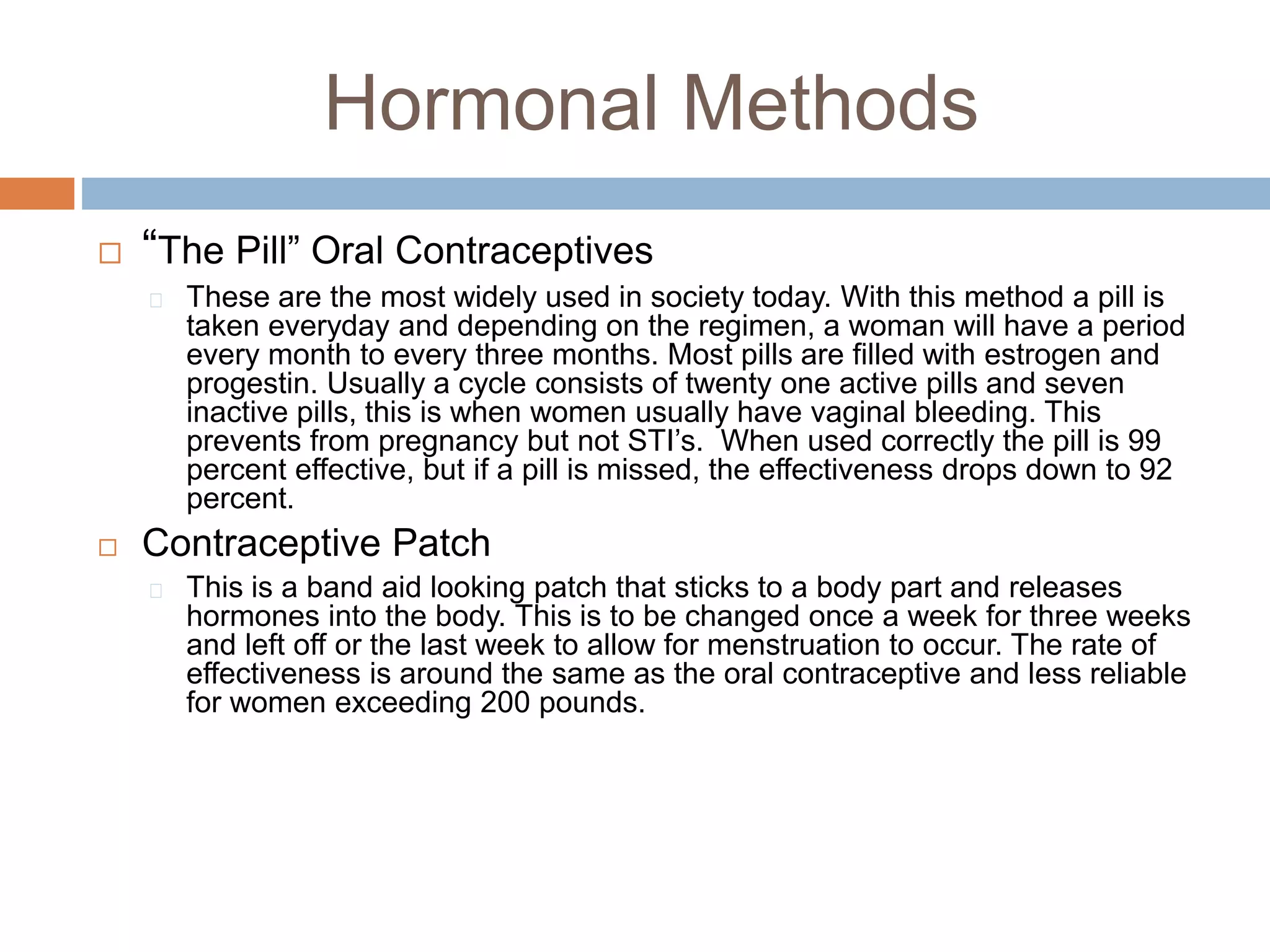 Birth control power point | PPTX