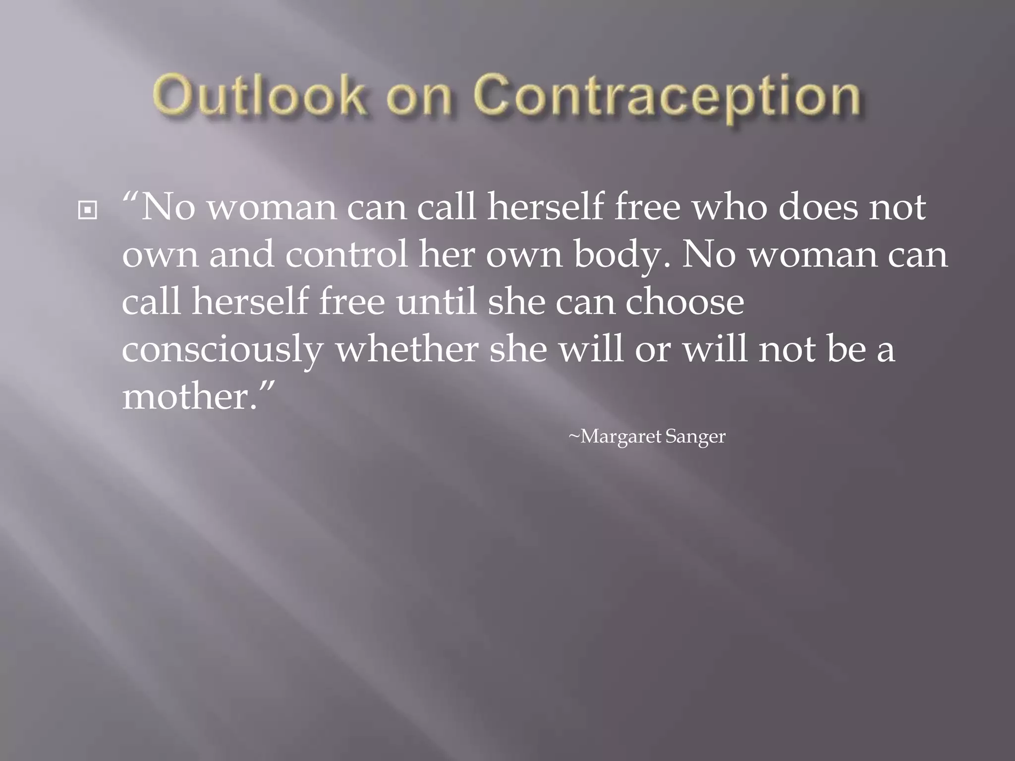 Birth control presentation final | PPTX