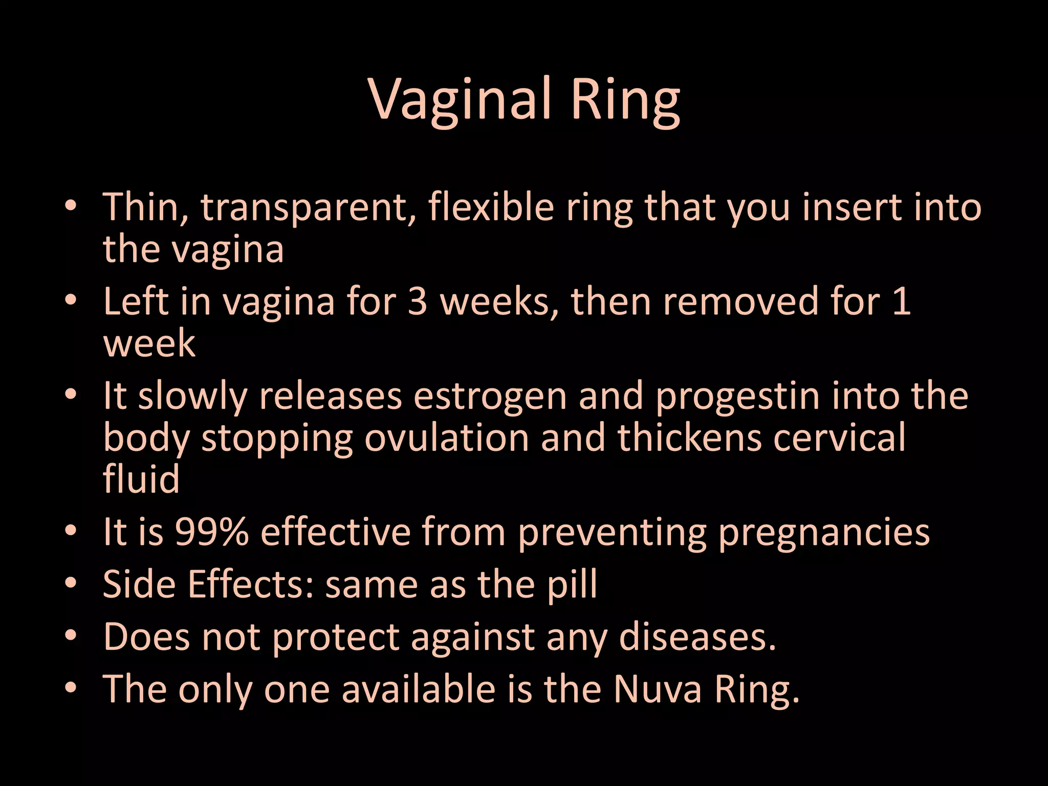 Birth control slide show | PPTX