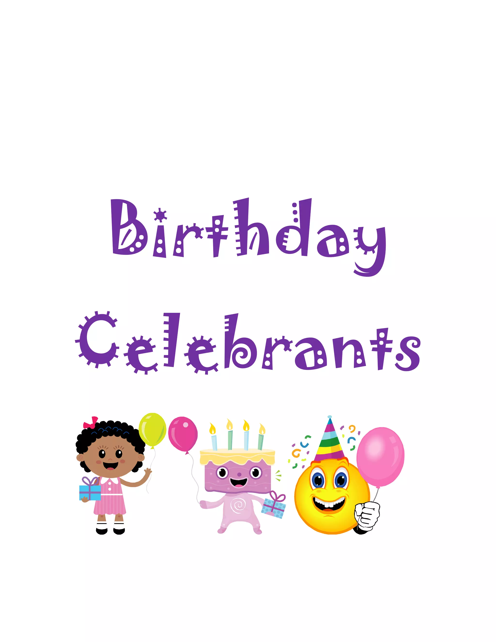 Birthday Celebrants | PDF