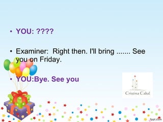 ROLE PLAY: INVITATION TO GO TO A PARTY | PPT