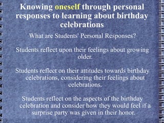 Culture Learning and Teaching; A Birthday | PPT