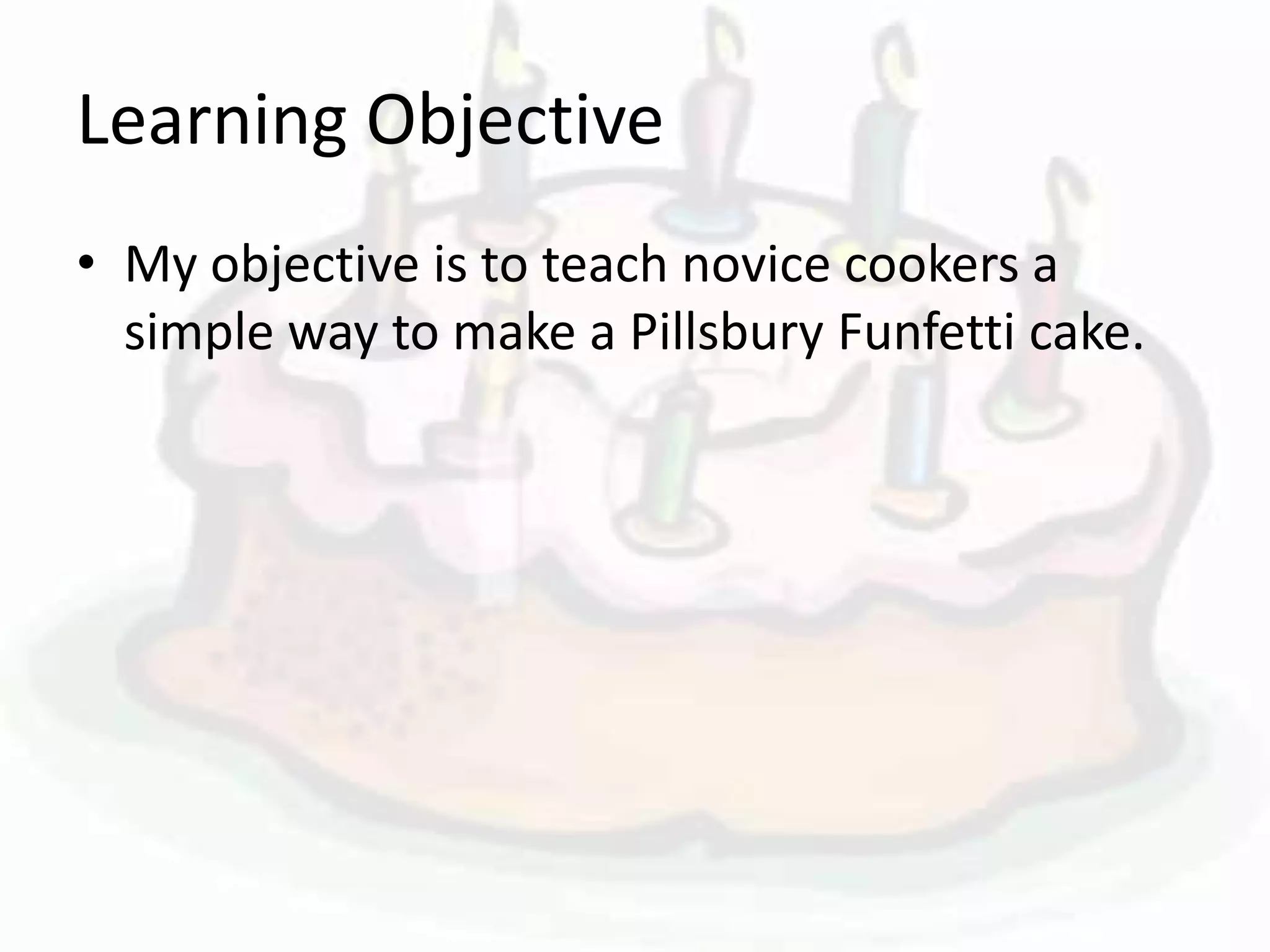 Birthday Cake 101 | PPTX