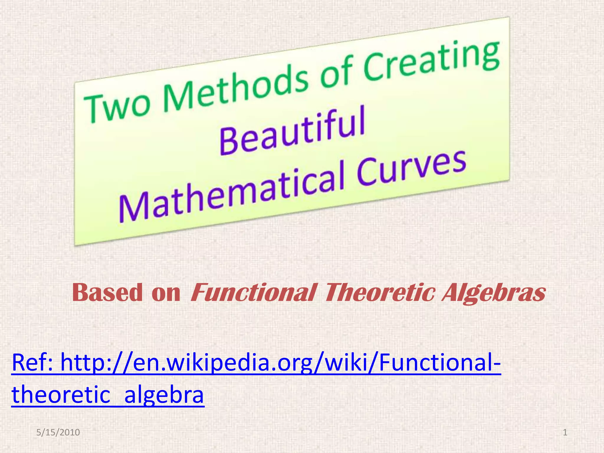 Transformation of Curves | PPT