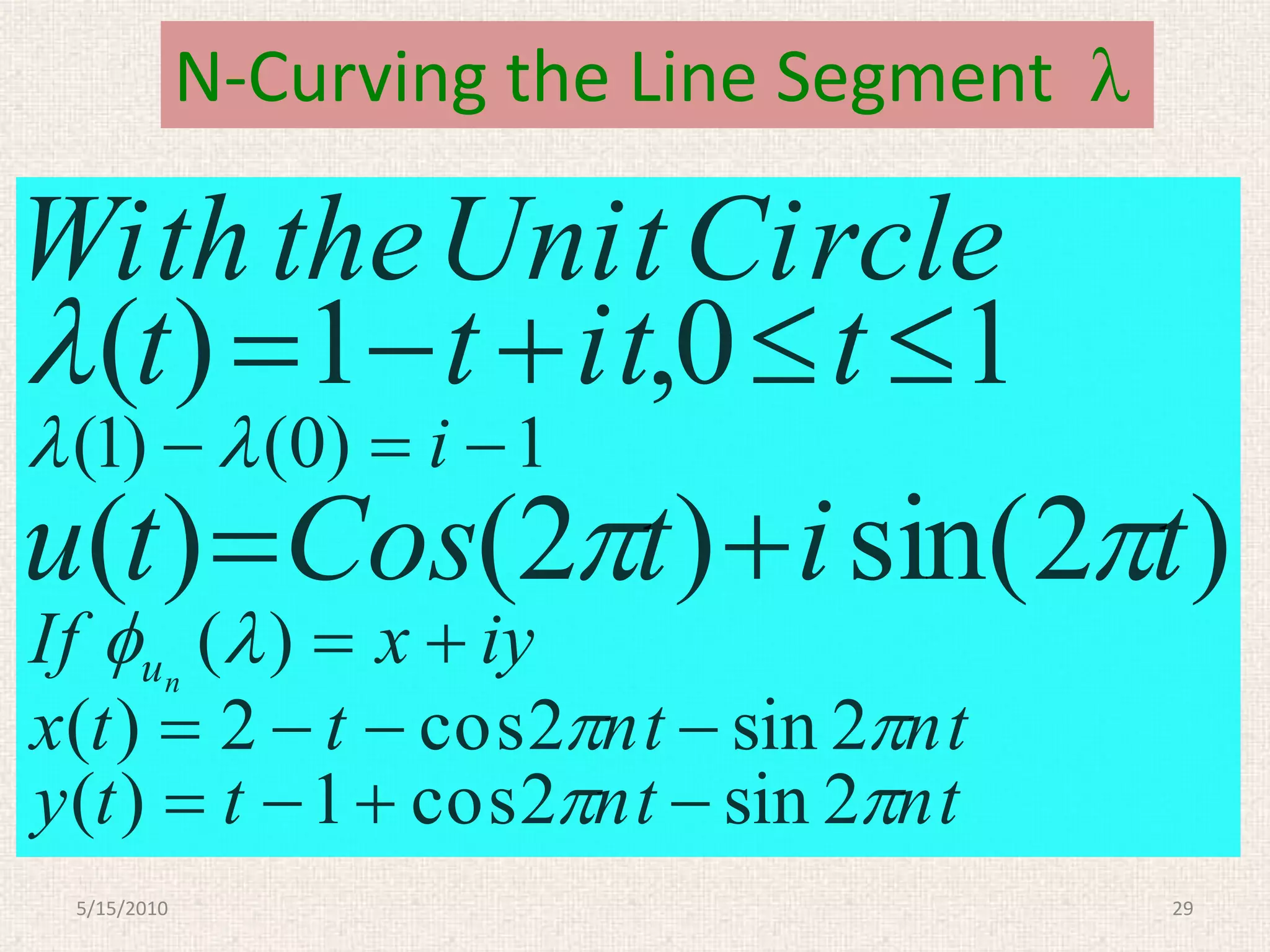 Transformation of Curves | PPT