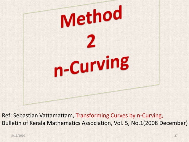 Transformation of Curves | PPT