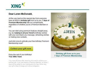 Birthday Emails Samples Analysis Silverpop | PPT