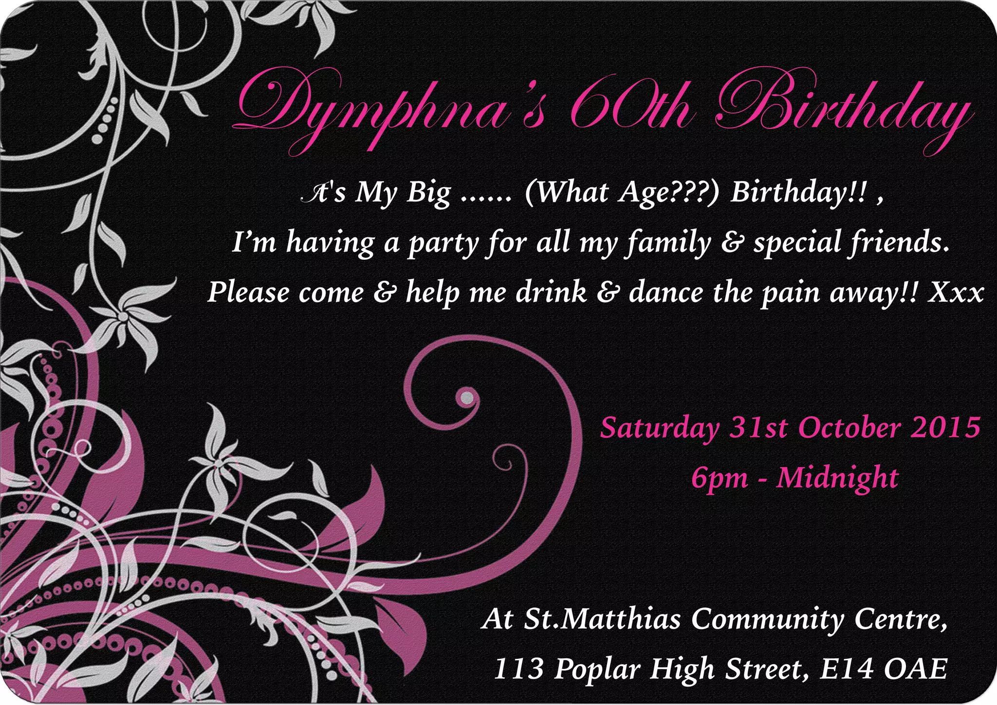 Birthday invitation | PDF