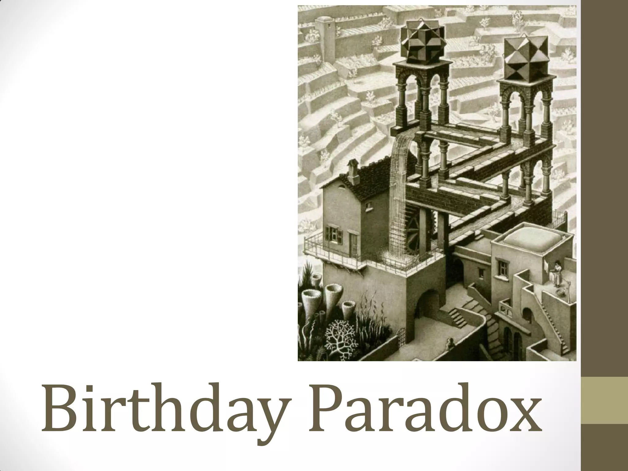 Birthday Paradox explained | PPT