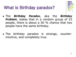 Birthday paradox | PDF