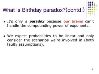 Birthday paradox | PDF