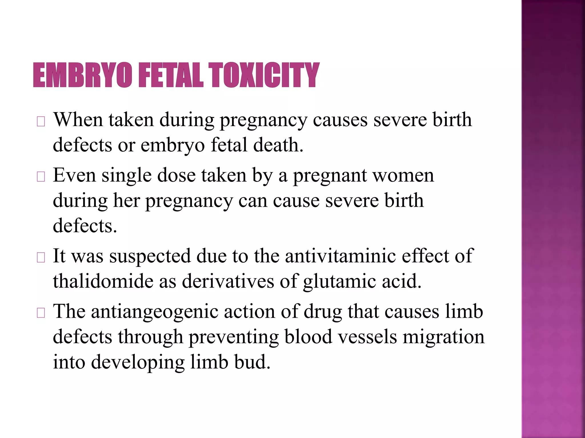 Birth defect due to drugs | PPTX