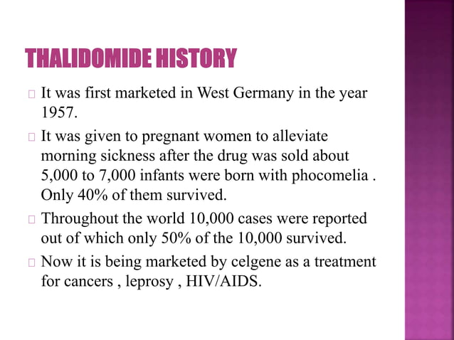 Birth defect due to drugs | PPTX | Pregnancy | Reproductive Health