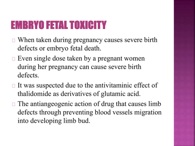 Birth defect due to drugs | PPTX | Pregnancy | Reproductive Health