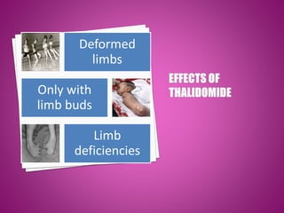Birth defect due to drugs | PPTX