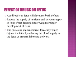 Birth defect due to drugs | PPTX