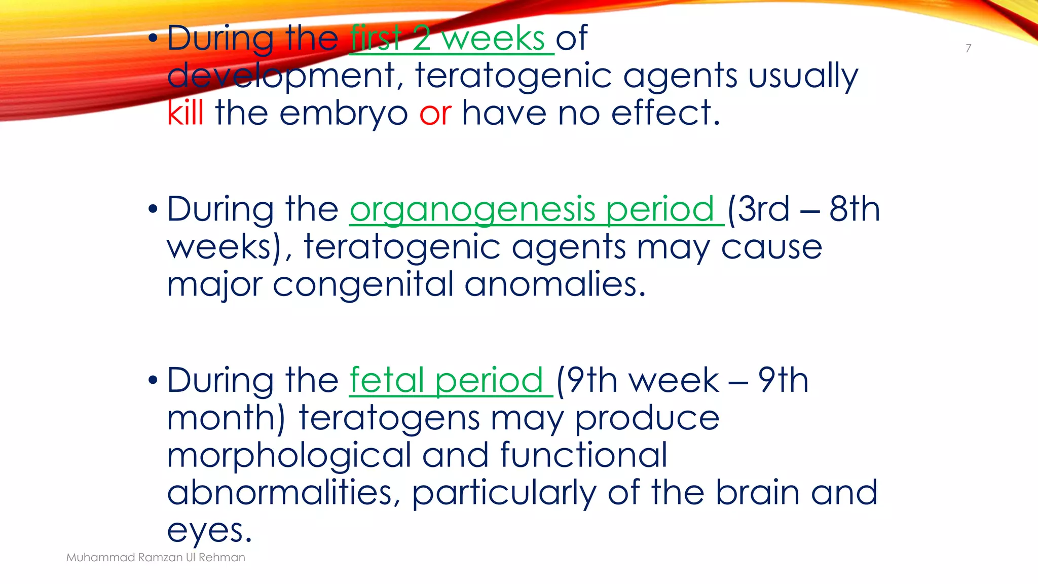 Birth defects | PPTX