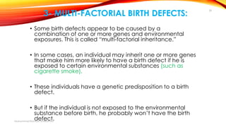 Birth defects | PPTX
