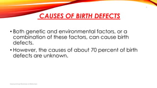 Birth defects | PPTX
